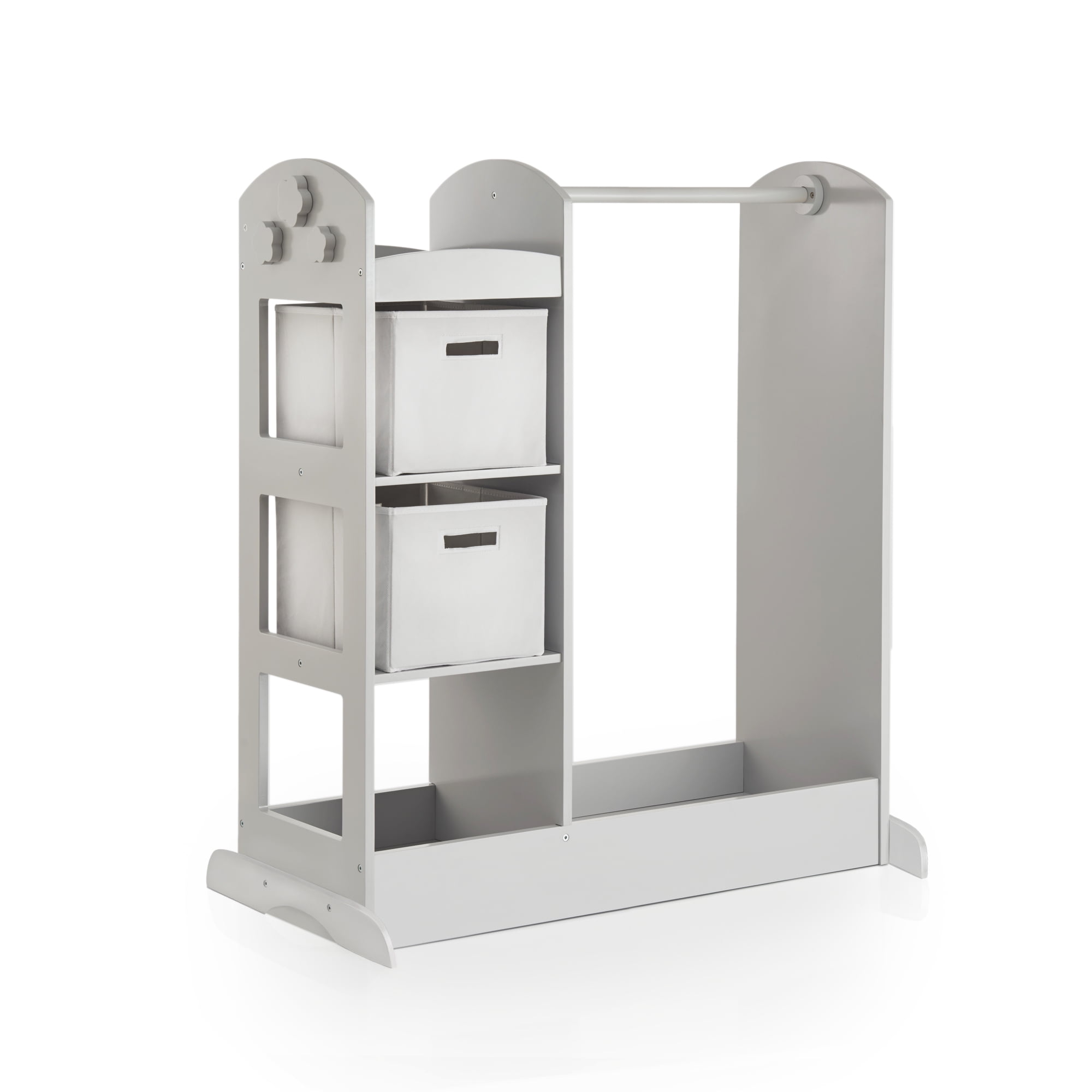 Guidecraft Kids' Dress Up Center/Room Furniture: Grey Cabinet Dresser ...
