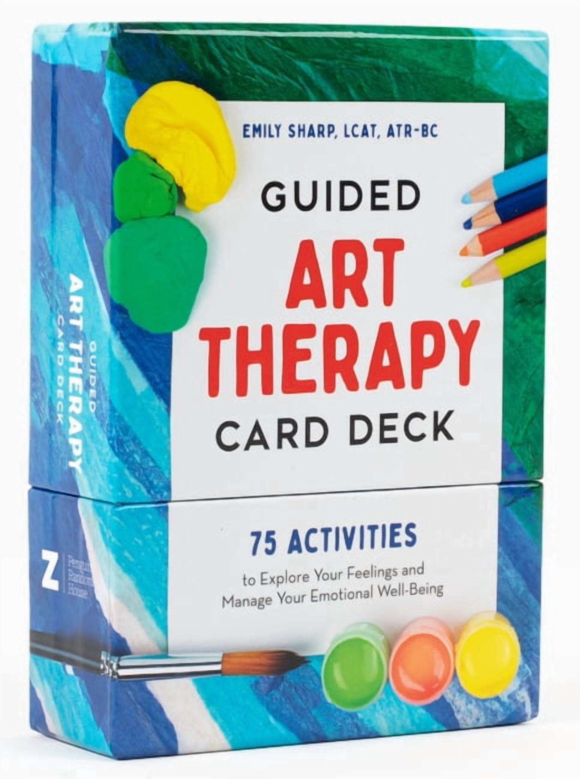 Emily Sharp, Guided Art Therapy Card Deck, 75 Activities to Manage ...