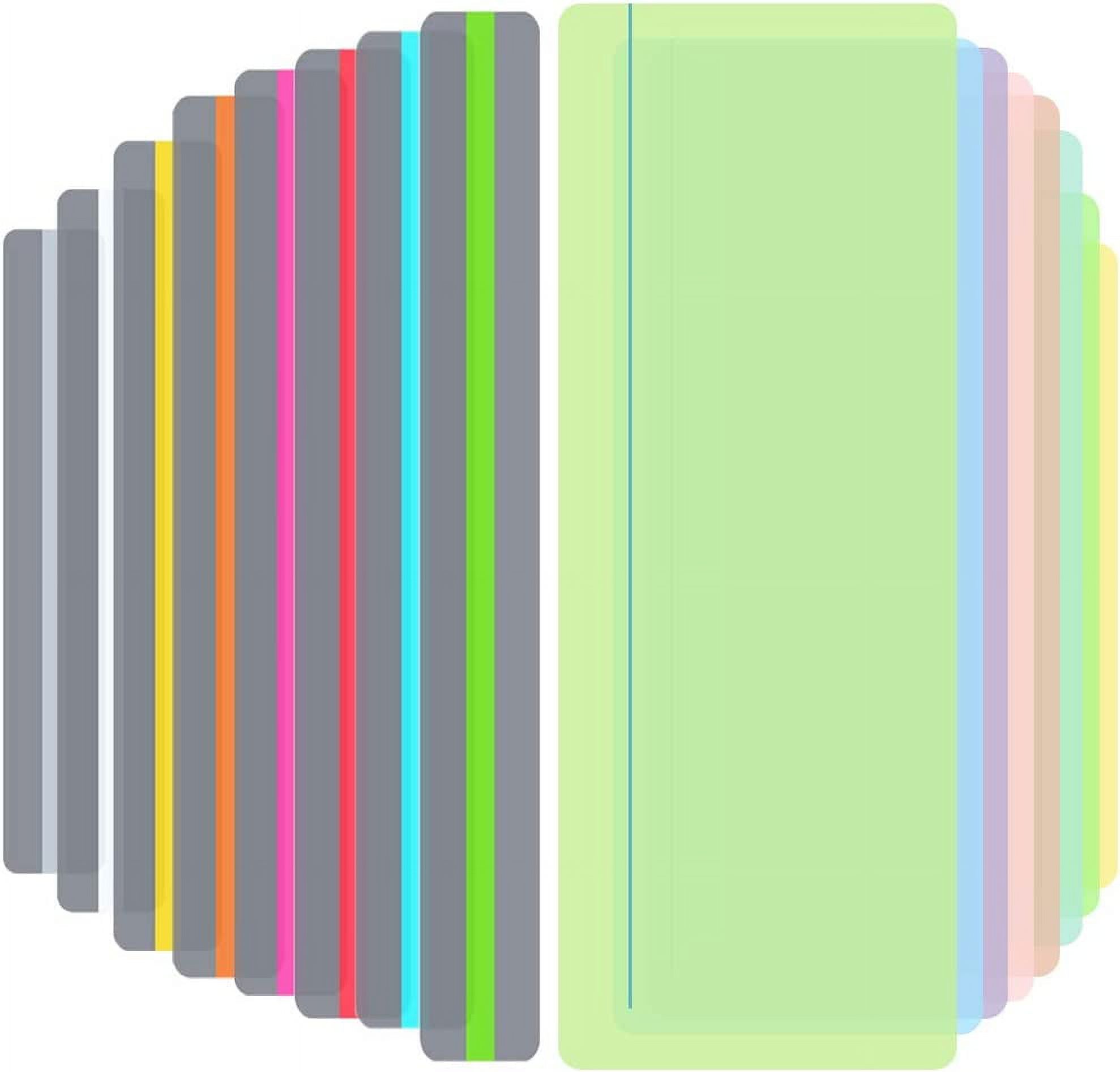 Guided Reading Highlight Strips Colored Overlay Reading Tracking Rulers ...