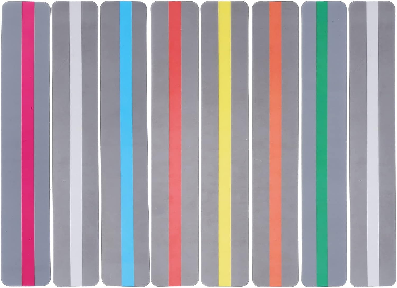 Guided Reading Strips, 8 Pieces Plastic Bookmarks Reading Ruler ...