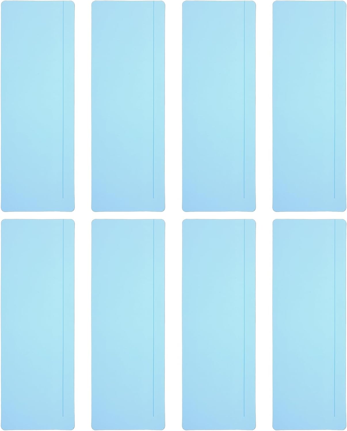 Guided Reading Strips, 8pcs Tracking Highlight Colored Overlay Bookmark ...