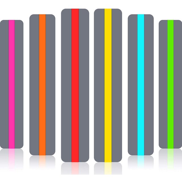 Guided Reading Strips Highlight Strips Colored Overlay Highlight ...