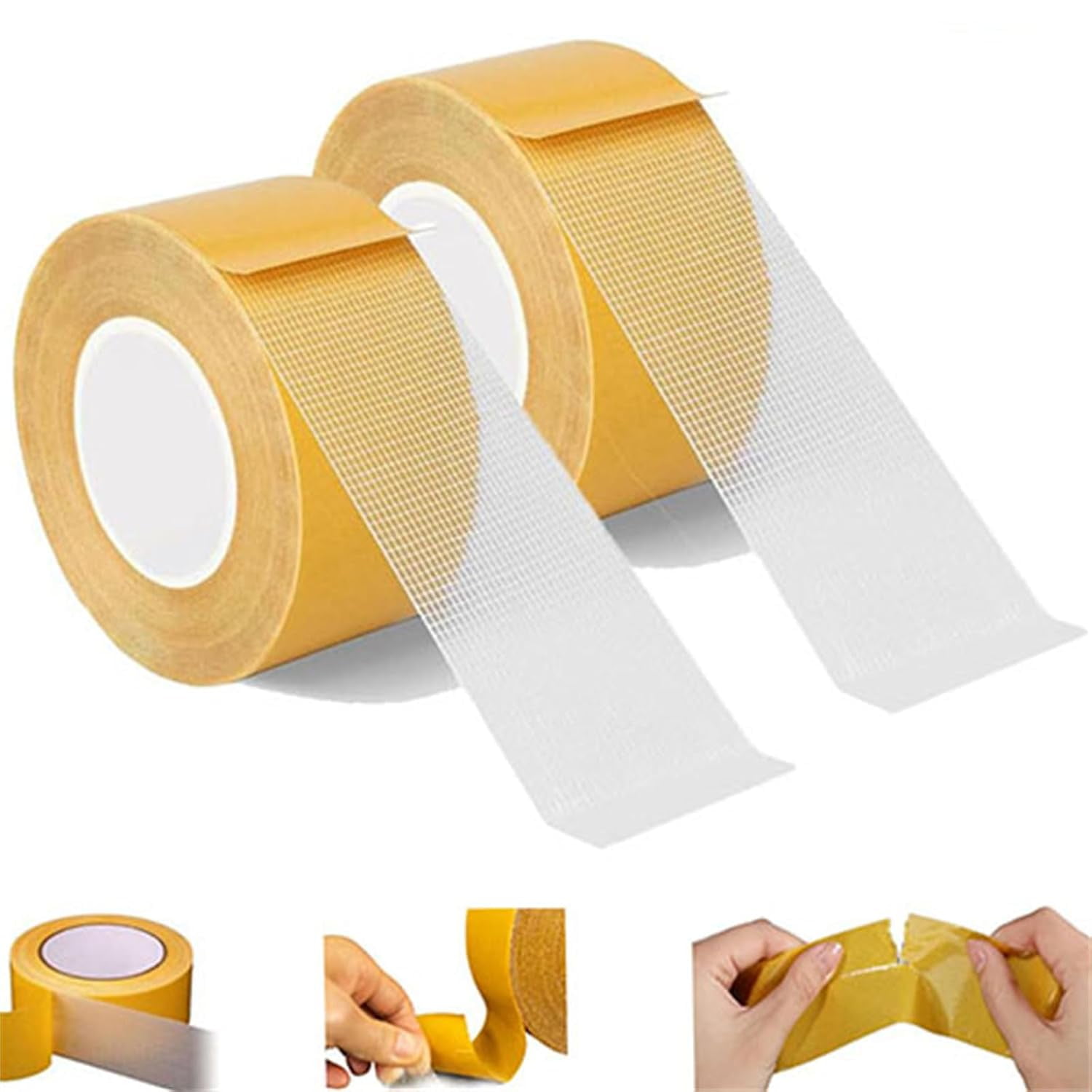 Guidelinel High Adhesive Strength Mesh Double-Sided Duct Tape, 2025 New ...