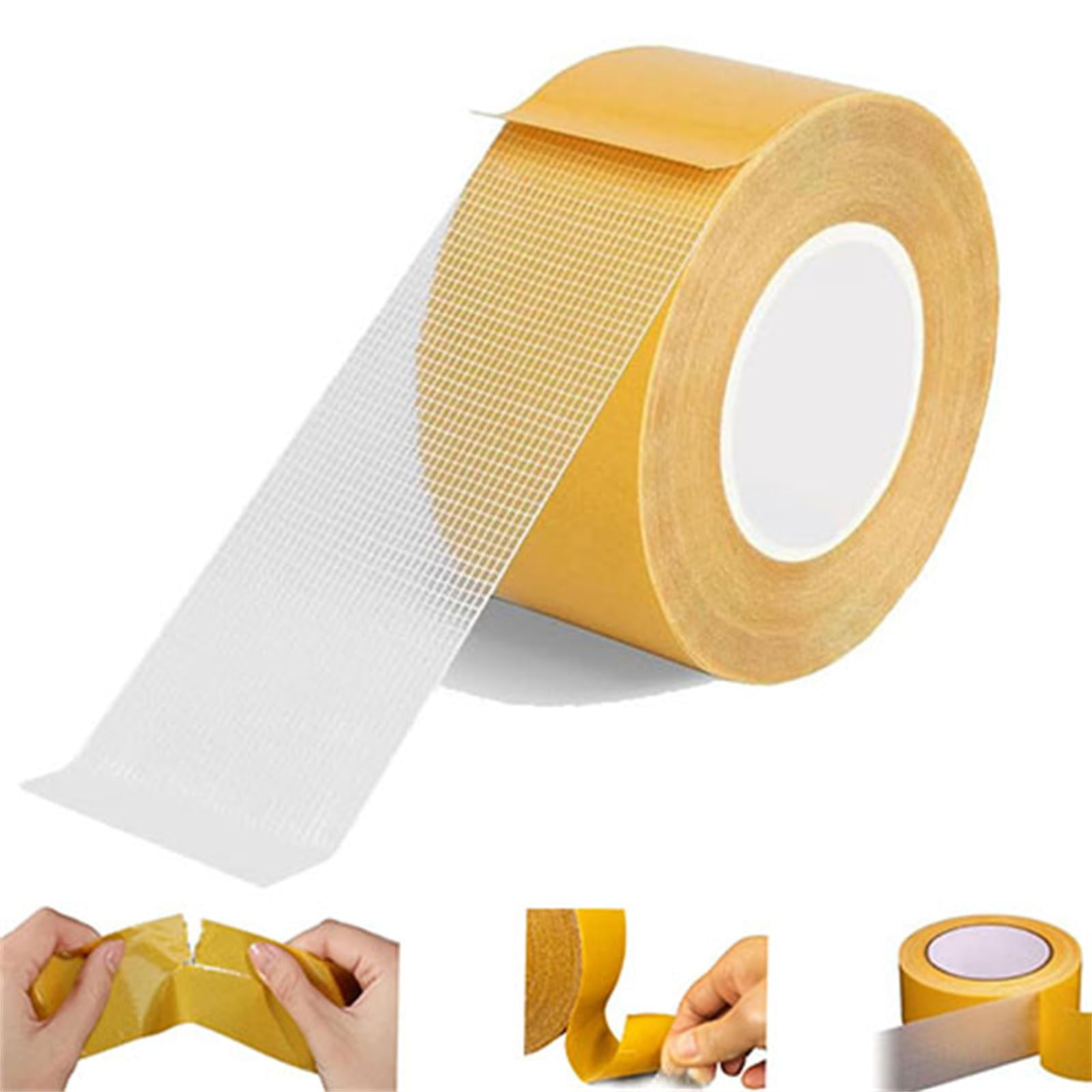 Guidelinel High Adhesive Strength Mesh Double-Sided Duct Tape ...