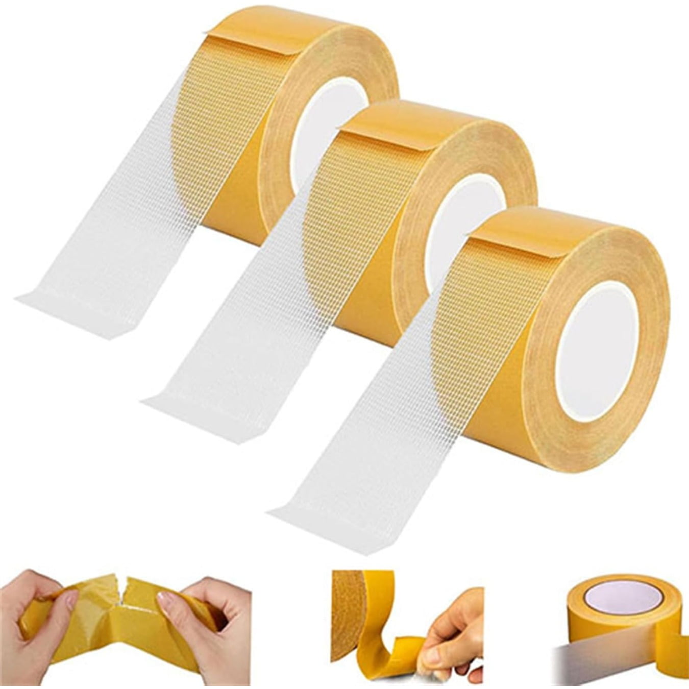 Guidelinel High Adhesive Strength Mesh Double-Sided Duct Tape ...