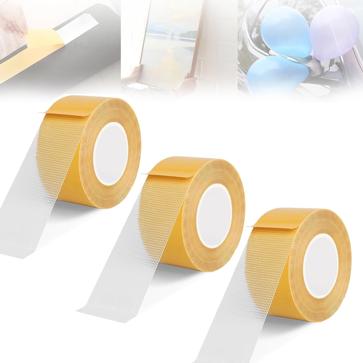 Guidelinel High Adhesive Strength Mesh Double-Sided Duct Tape ...