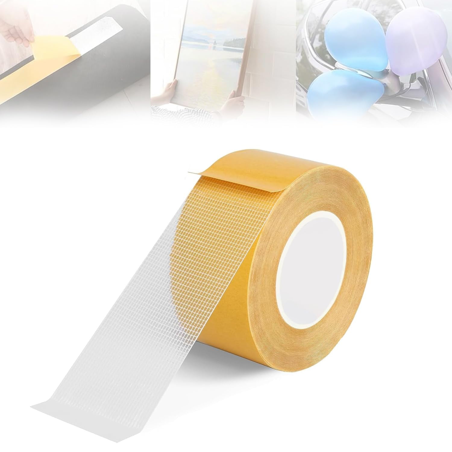Guidelinel High Adhesive Strength Mesh Double-Sided Duct Tape ...