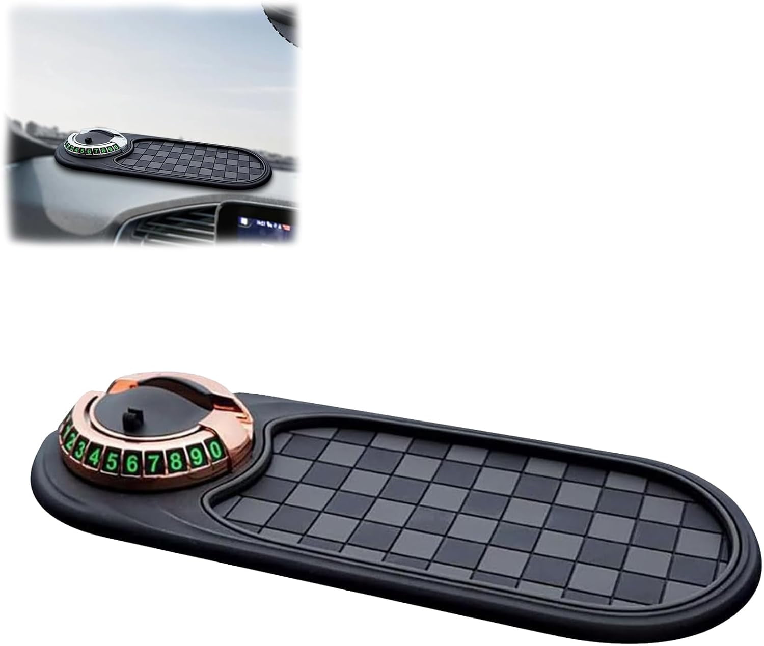 Guidelinel Multifunction Car Anti-Slip Mat, Multifunction Car Dashboard ...