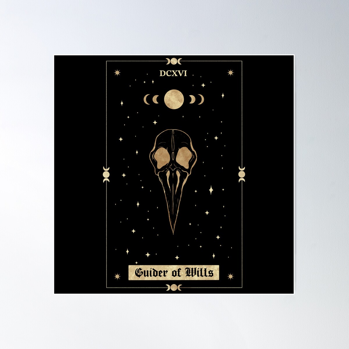 Guider Of Wills Tarot Poster Wall Art, Modern Wall Decor For Living ...