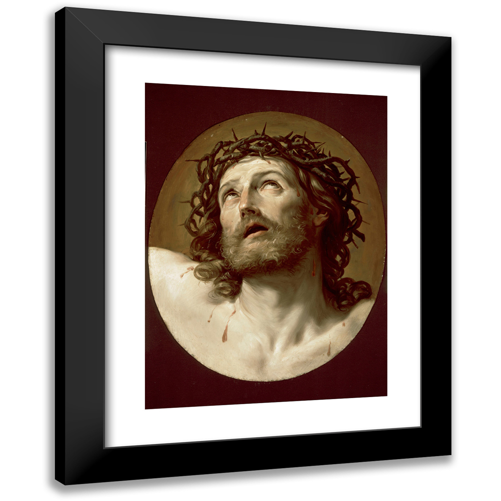 Guido Reni 11x14 Black Modern Framed Museum Art Print Titled - Head of ...