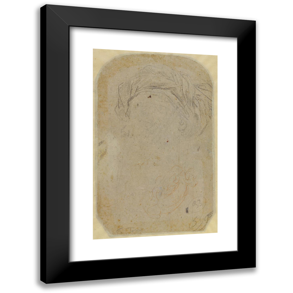 Guido Reni 11x14 Black Modern Framed Museum Art Print Titled - Turbaned ...
