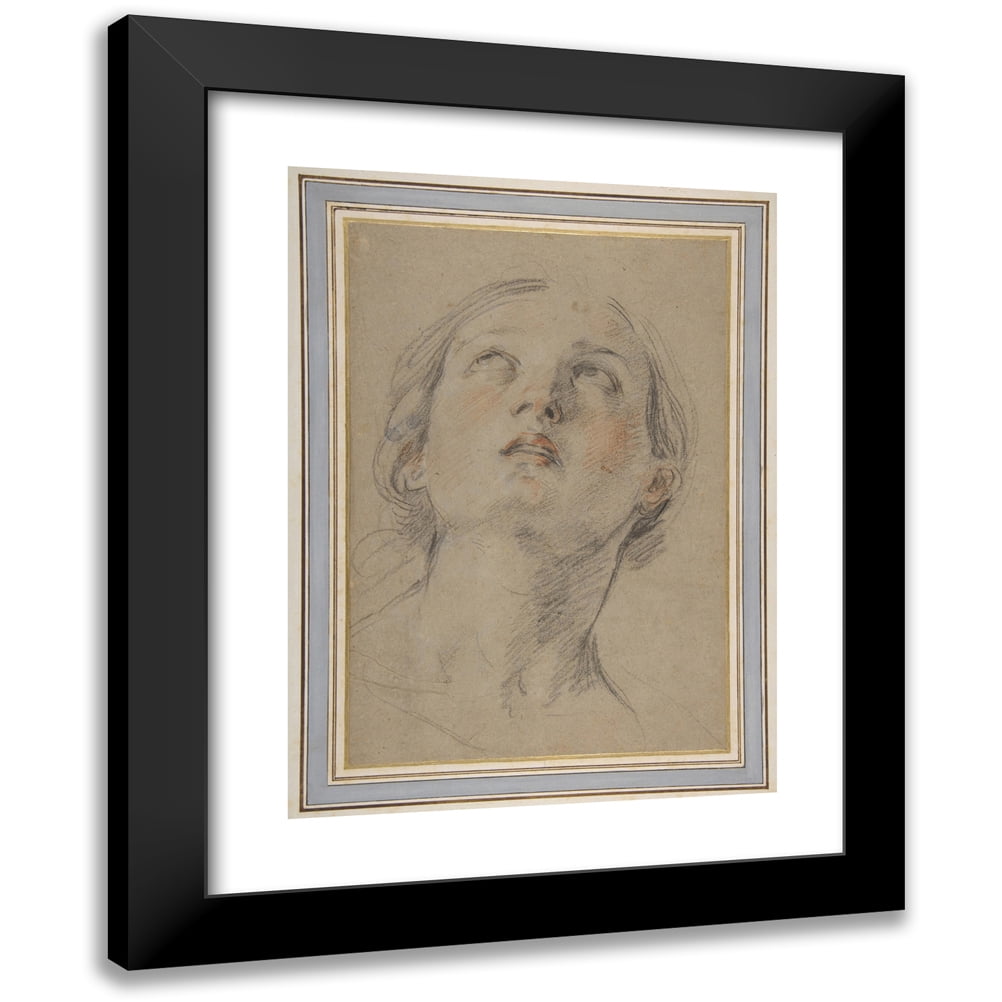 Guido Reni 19x24 Black Modern Framed Museum Art Print Titled - The Head ...