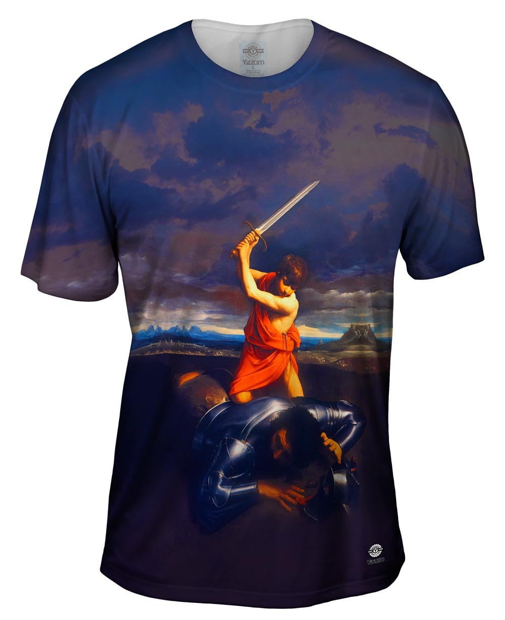 Guido Reni - David and Goliath 1610 Mens T-Shirt All Over Print ...