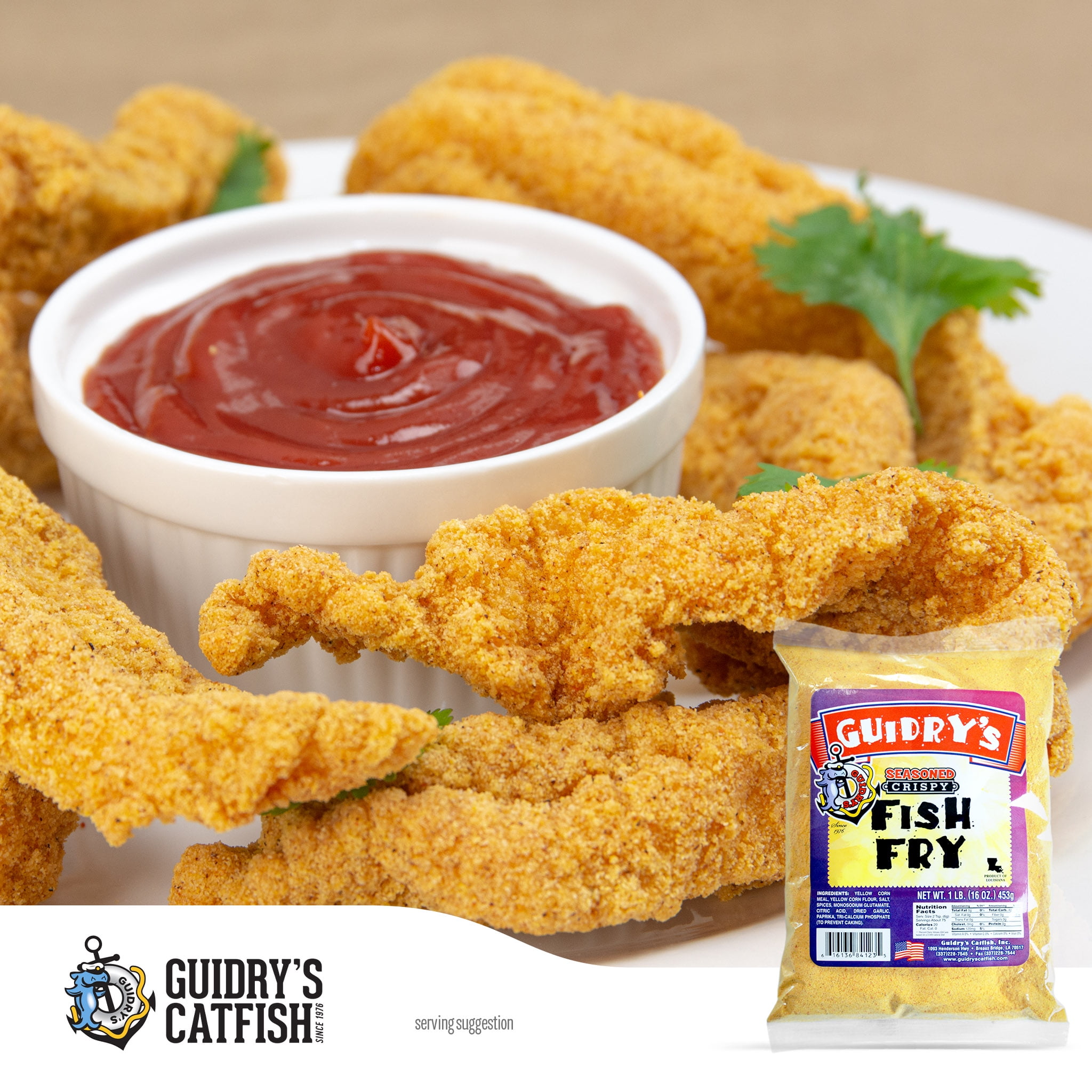 Guidry's Fish Fry 1 Lb - Walmart.com