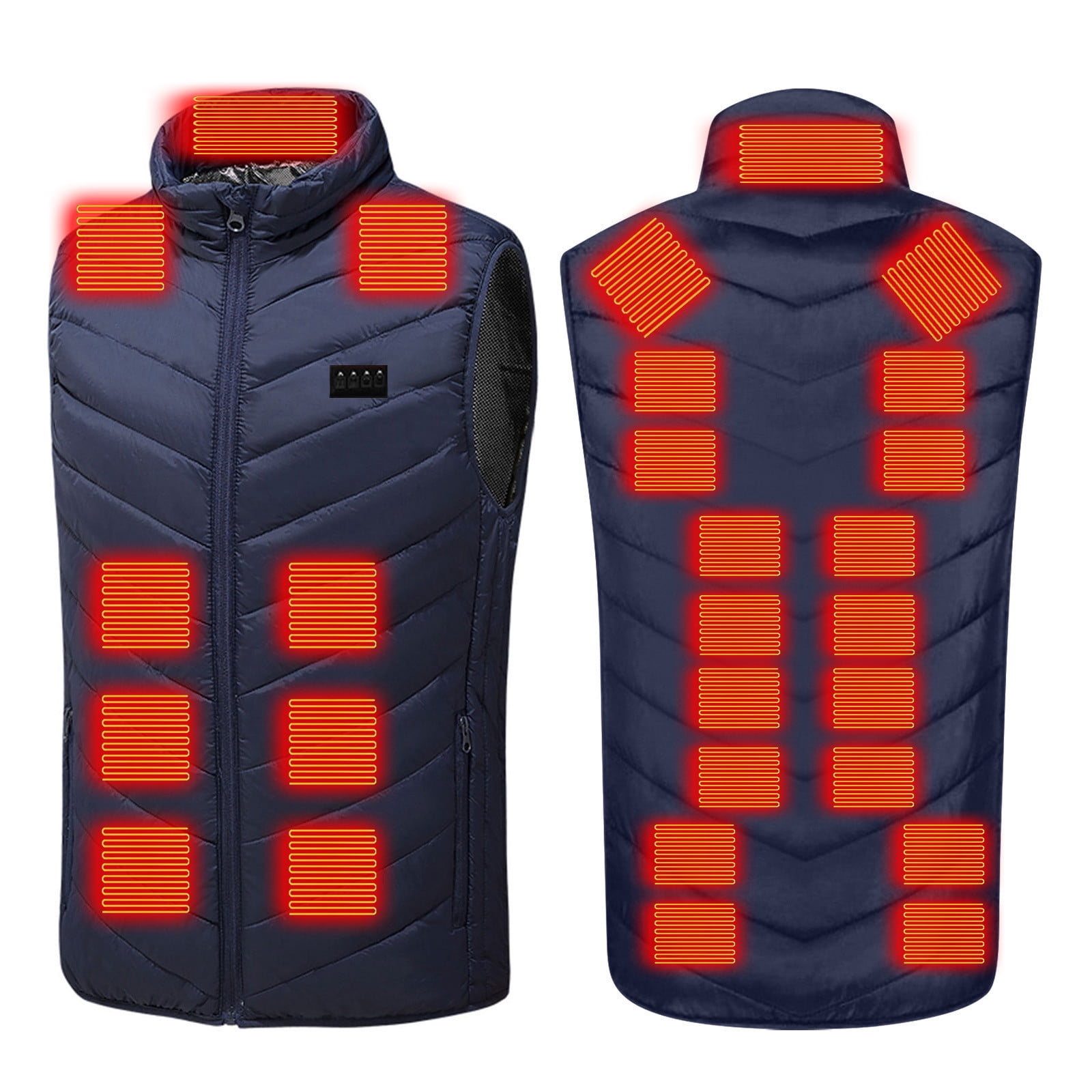 Guieoi Heated Jacket for Women Plus Size Heated Coat for Men and Women ...