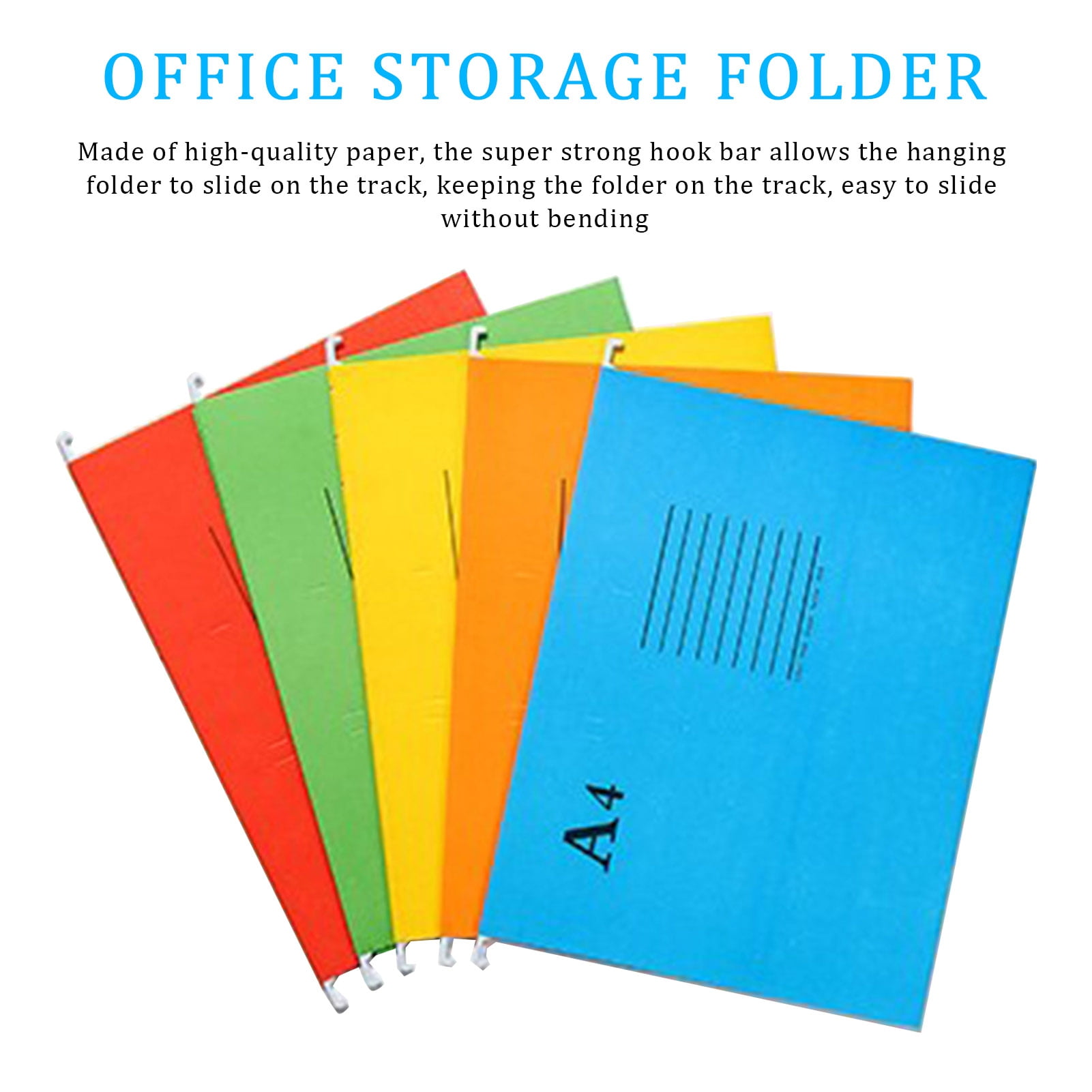Guiexla 20Pcs Hanging File Folders Document Organizer with Tabs Easy ...