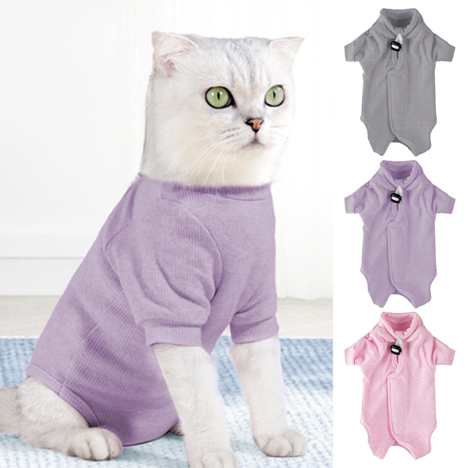 Guiexla Cat Neutering Suit Pet Weaning Suit Surgery Recovery Clothes ...