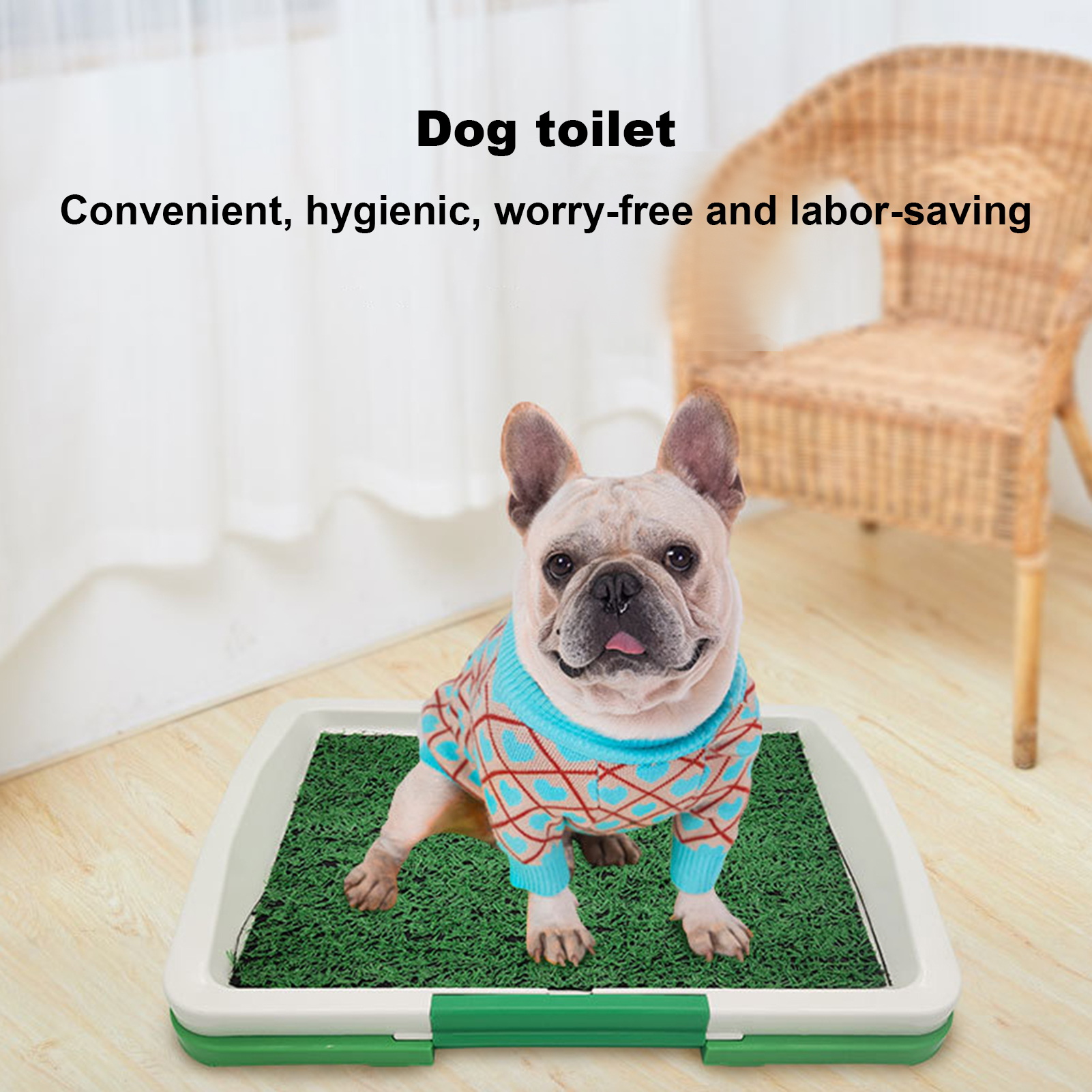 Guiexla Dog Grass Potty Pet Pee Pad Portable Pet Potty System Reusable ...