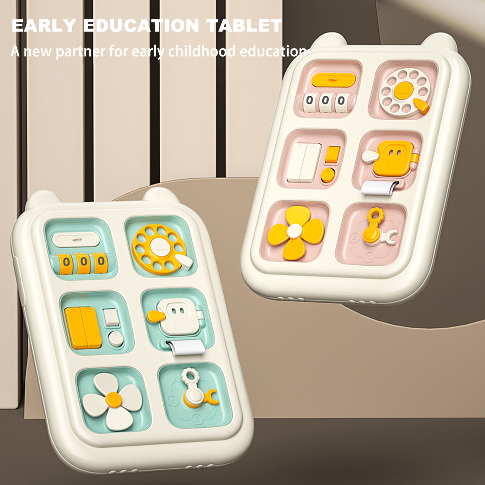 Guiexla Kids Multifunction Busy Board Fine Motor Skills Development ...