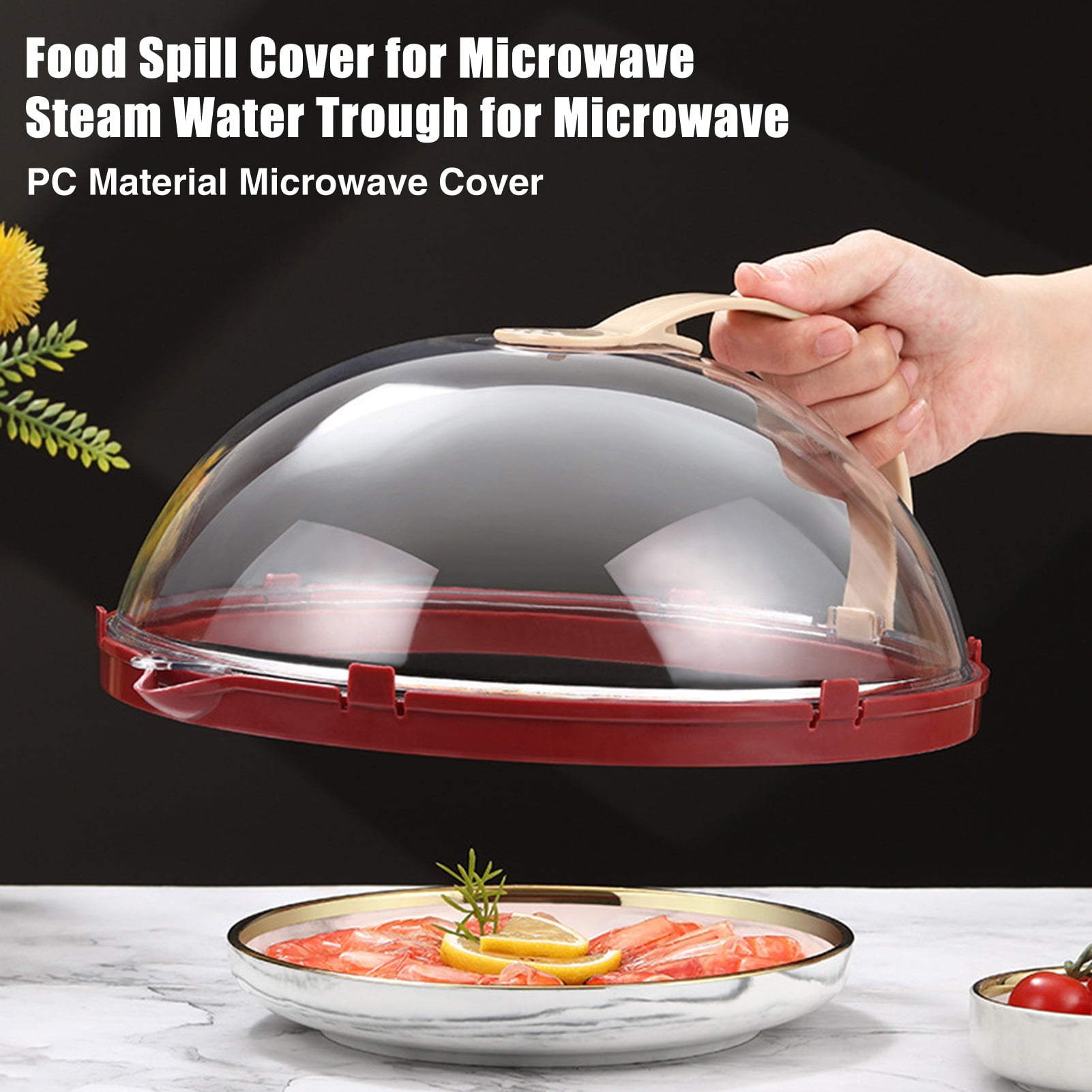 Guiexla Microwave Splatter Cover for Food Splash Proof Cover ...