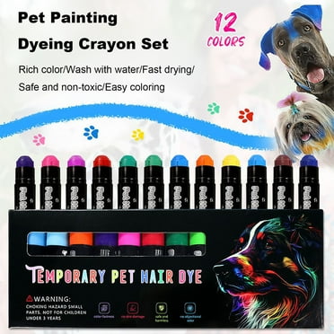 OPAWZ Permanent Dog Hair Dye, Pet Hair Dye Safely Used by Grooming ...