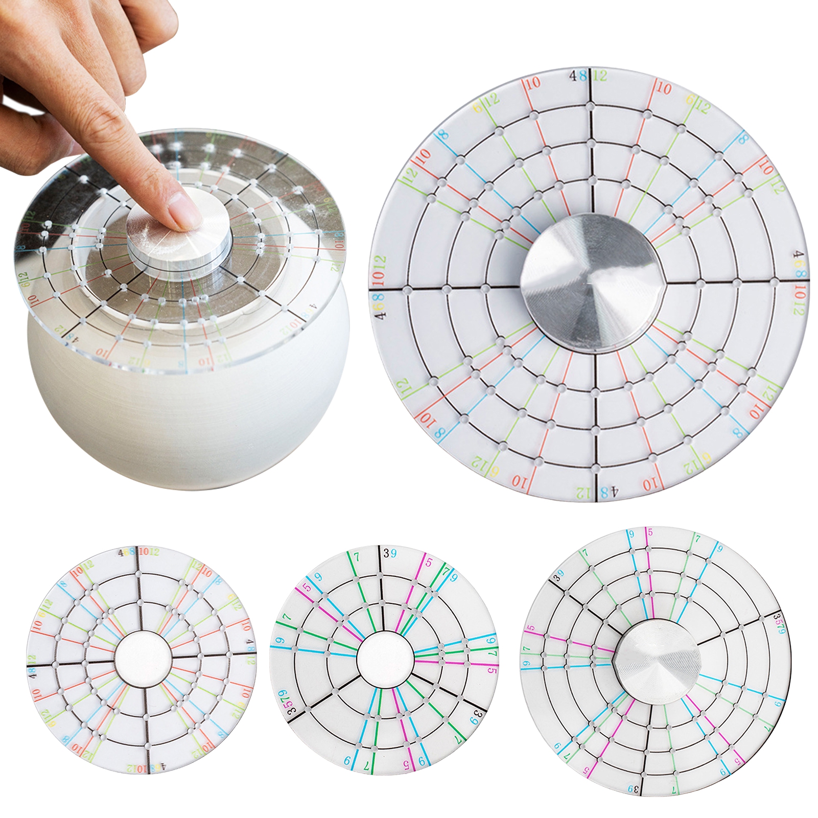 Guiexla Pottery Trimming Spinner Tool Ceramic Disc Wheel Trim Clay ...