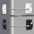 Guiexla Refrigerator Door Lock Set with Keys Child Proof No Tools ...
