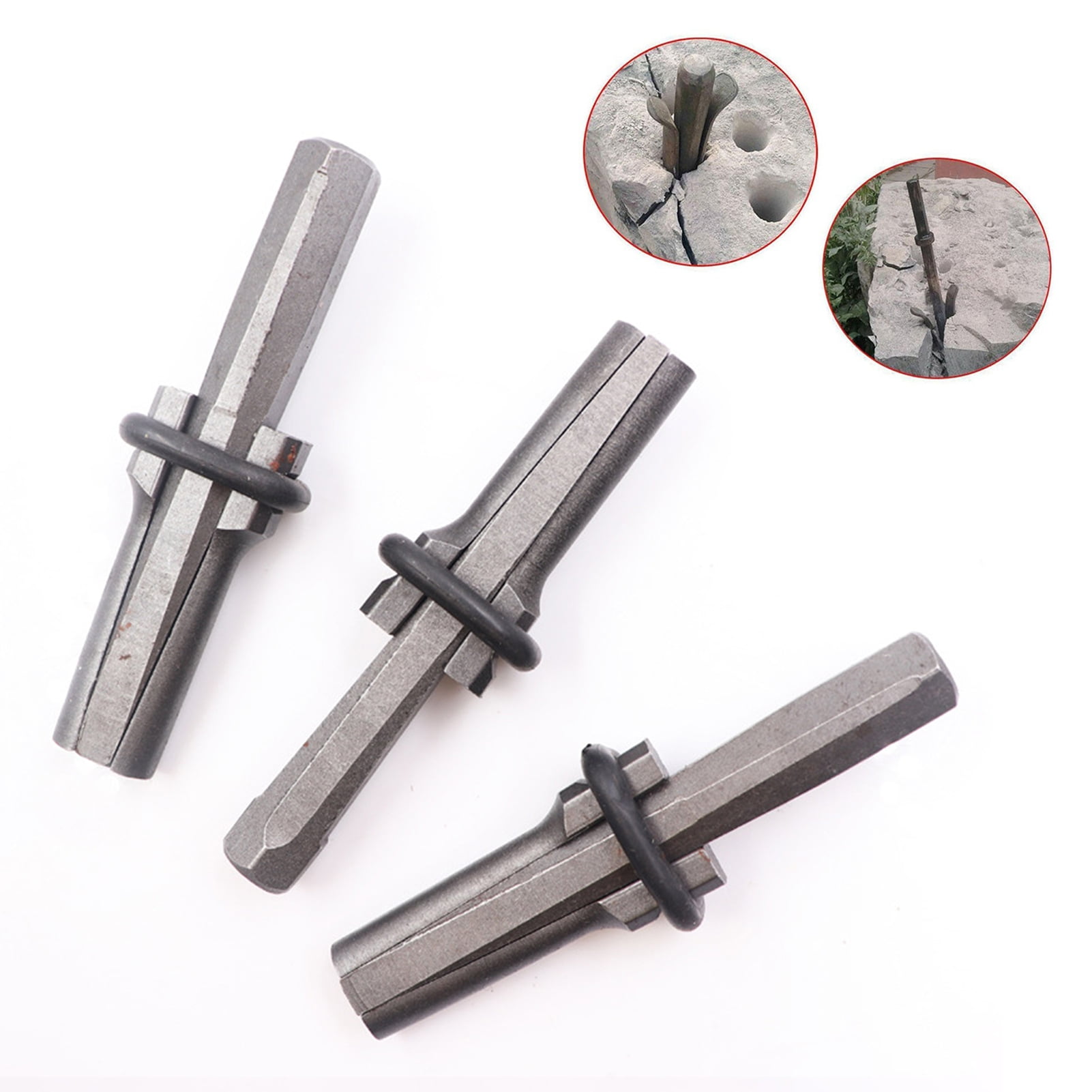 Guiexla Stone Splitter Multipurpose High Hardness Plug Wedges Concrete ...