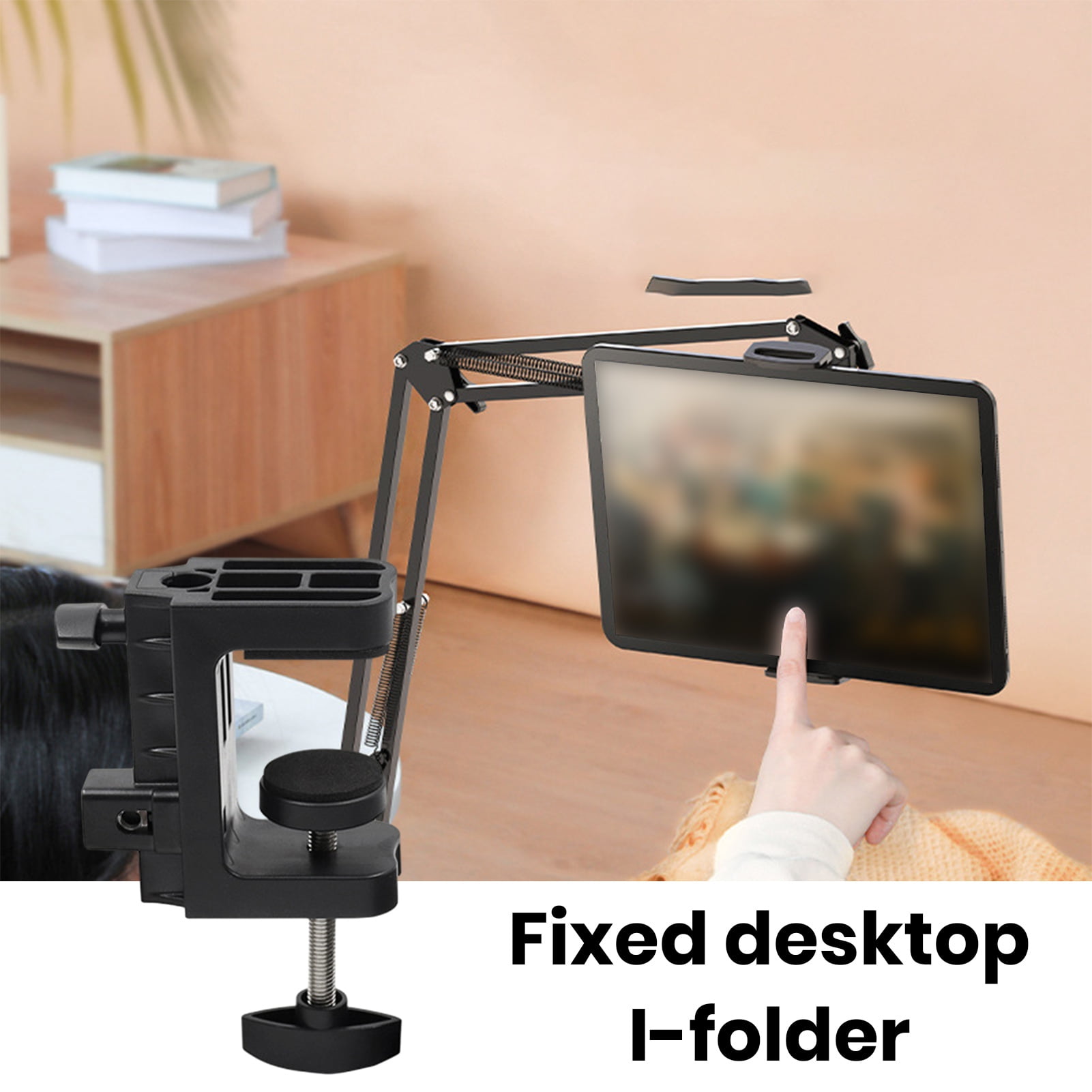 Guiexla Universal C-Clamp Desktop Mount Holder Stand 360-Degree ...
