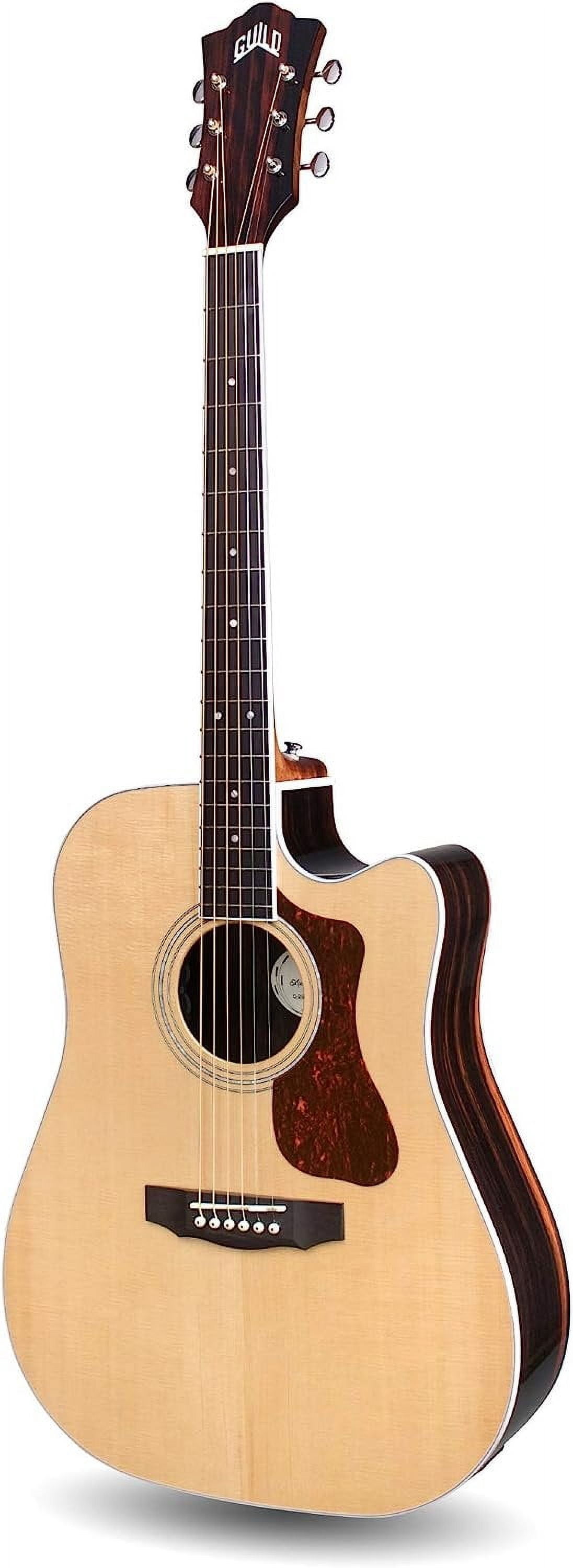 Guild D-260CE Deluxe Westerly Collection Dreadnought Cutaway Acoustic ...