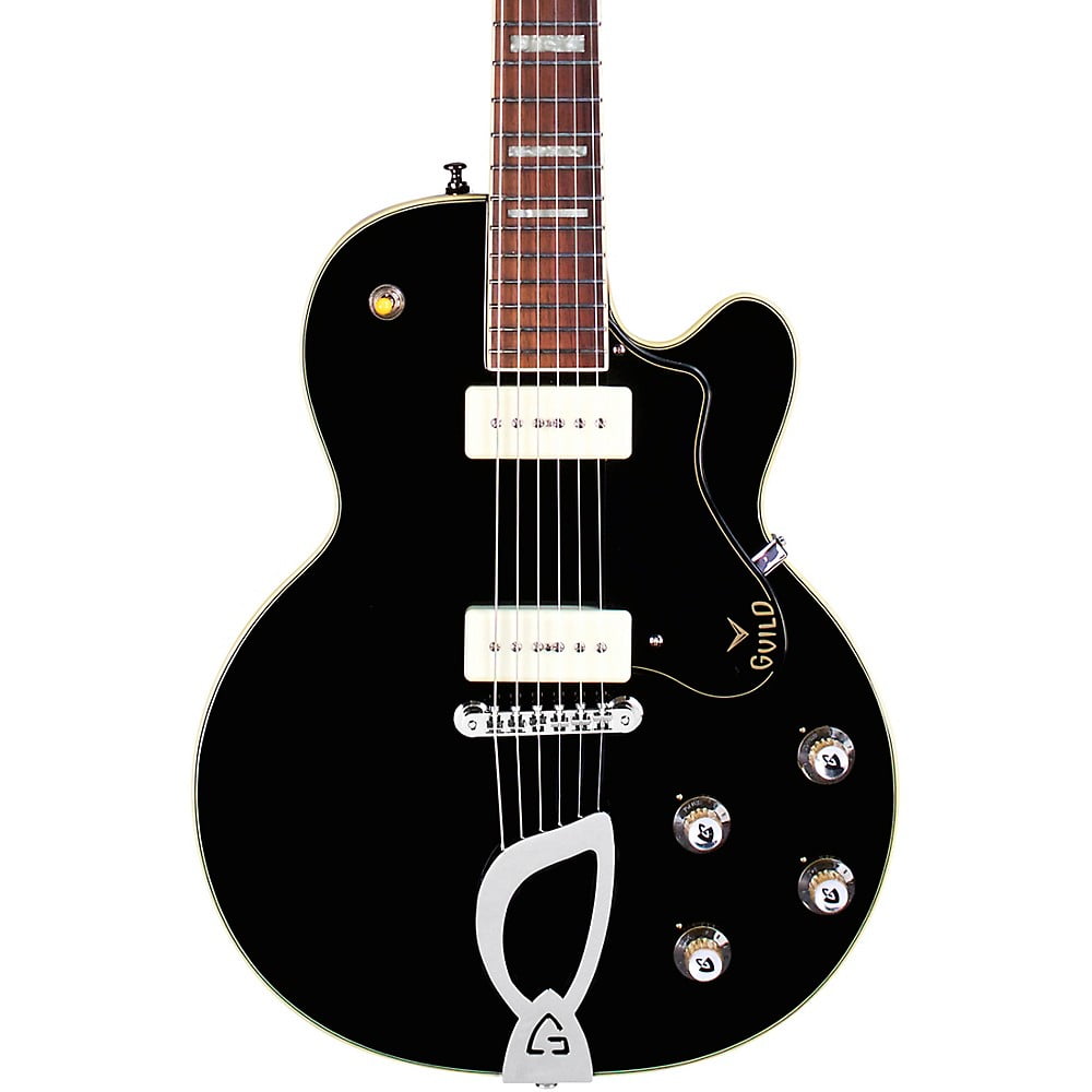 Guild M-75 Aristocrat Hollowbody Archtop Electric Guitar Black ...