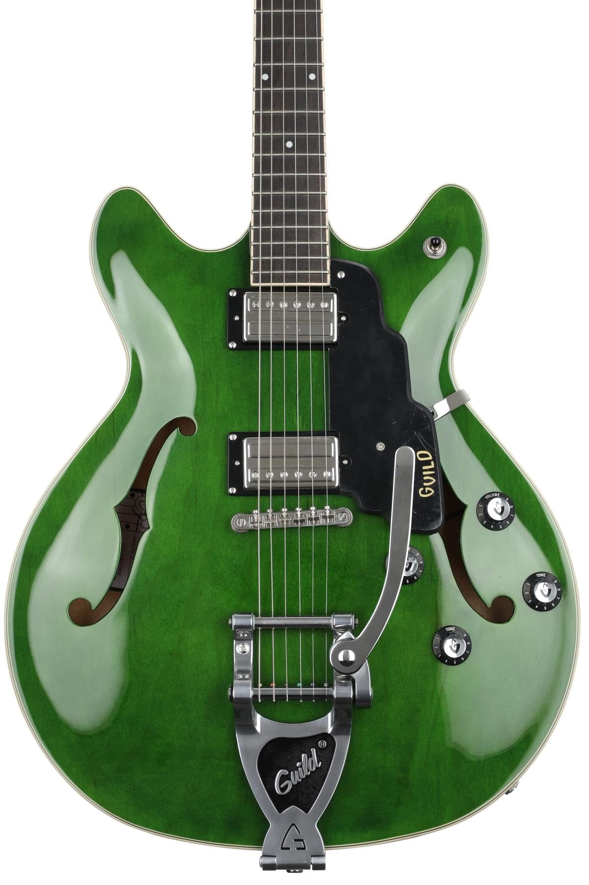 Guild Starfire I DC Electric Guitar - Emerald Green with Guild Vibrato ...