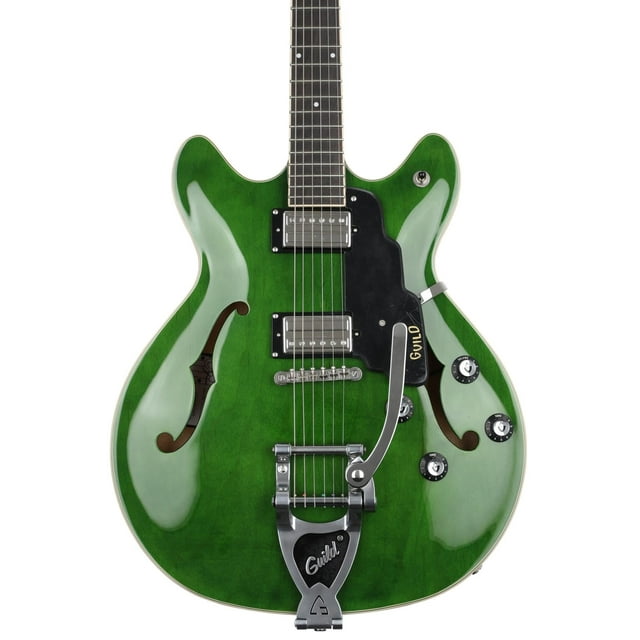 Guild Starfire I DC Electric Guitar - Emerald Green with Guild Vibrato ...