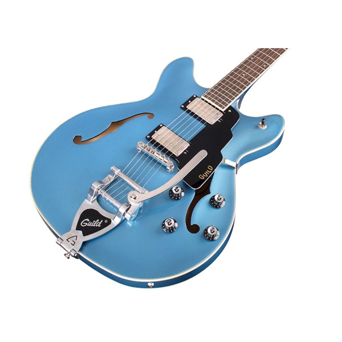 Guild Starfire I DC Semi-Hollow Electric Guitar, Pelham Blue - Walmart.com