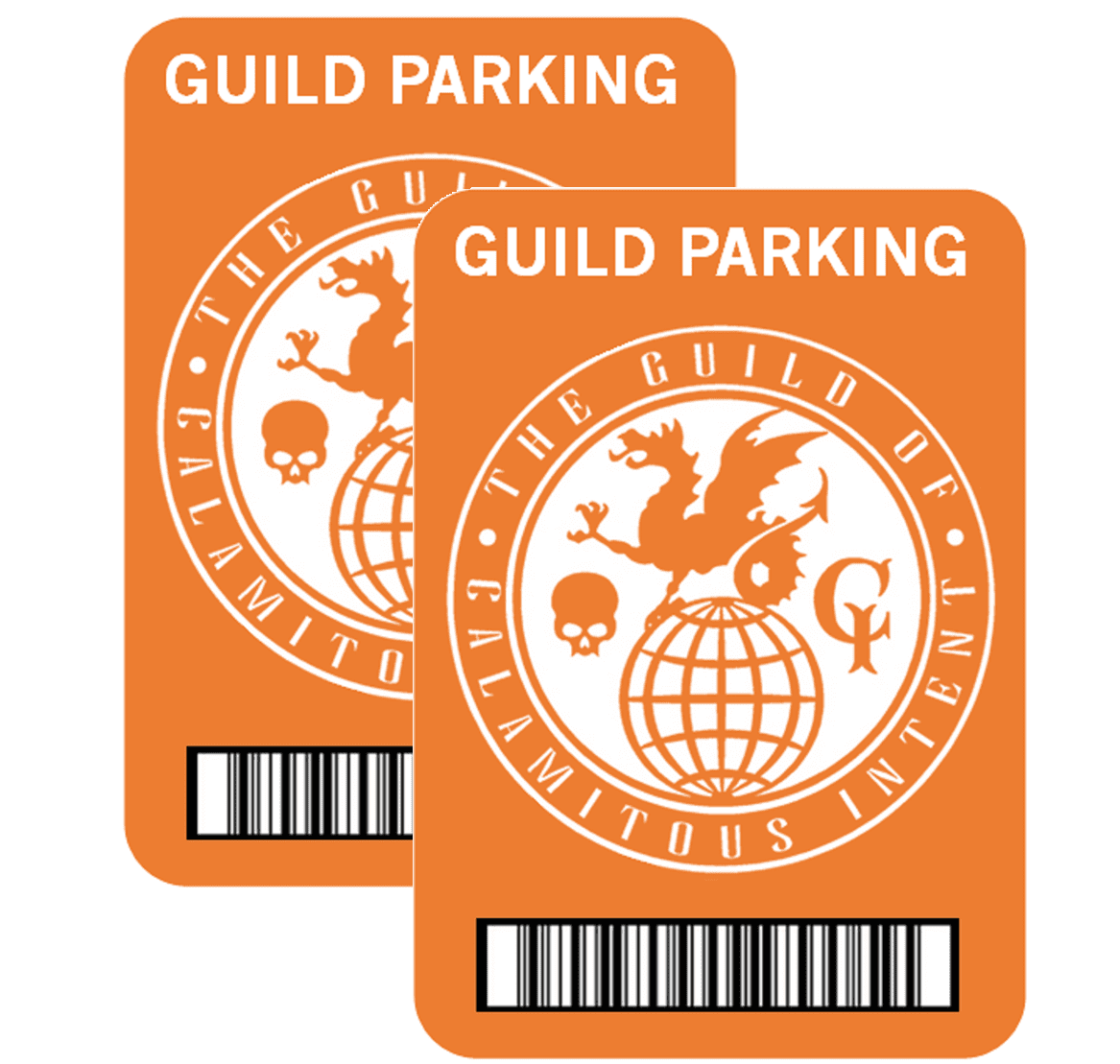 Guild of Calamitous Intent Parking Stickers - Venture Bros. - Set of 2 ...