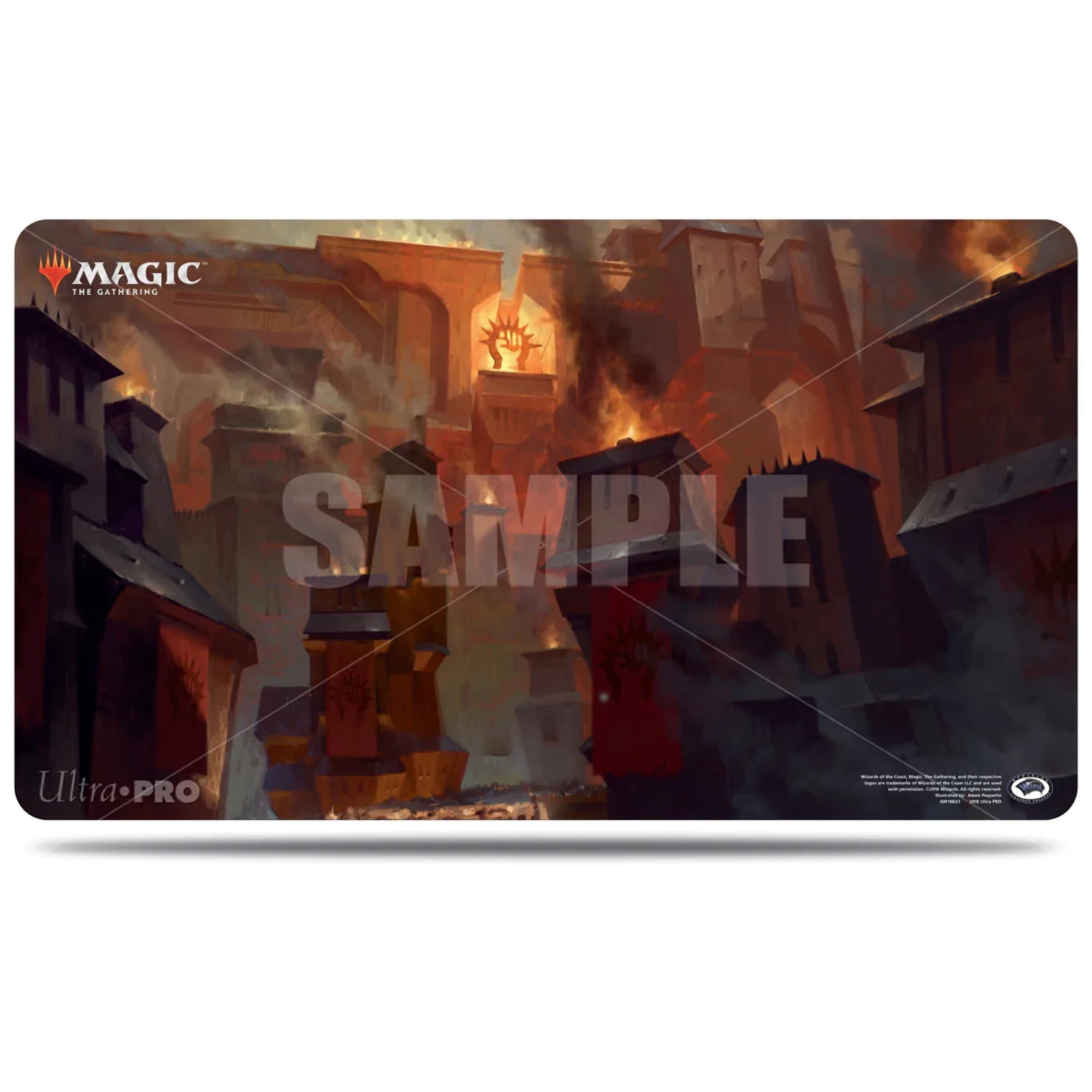 Ultra PRO: Playmat - Guilds of Ravnica (Sacred Foundry) - Walmart.com