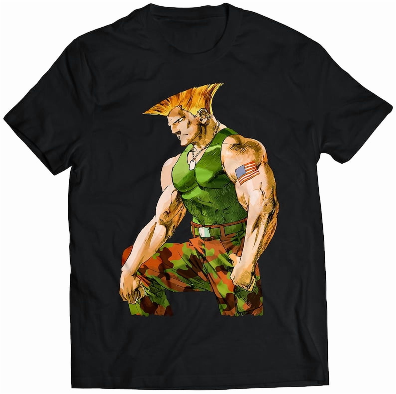 Guile MVC2 Premium T-shirt - 42 Tshirt Colors Available. - Walmart.com