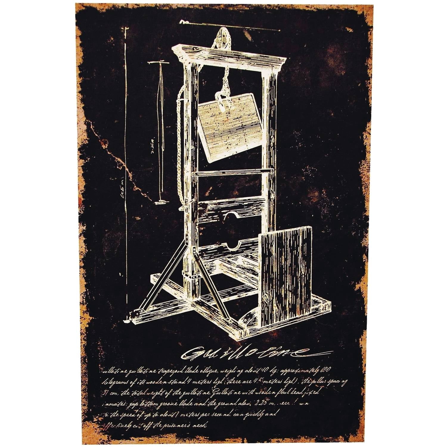 Guillotine Canvas without Frame Halloween Decoration - Walmart.com