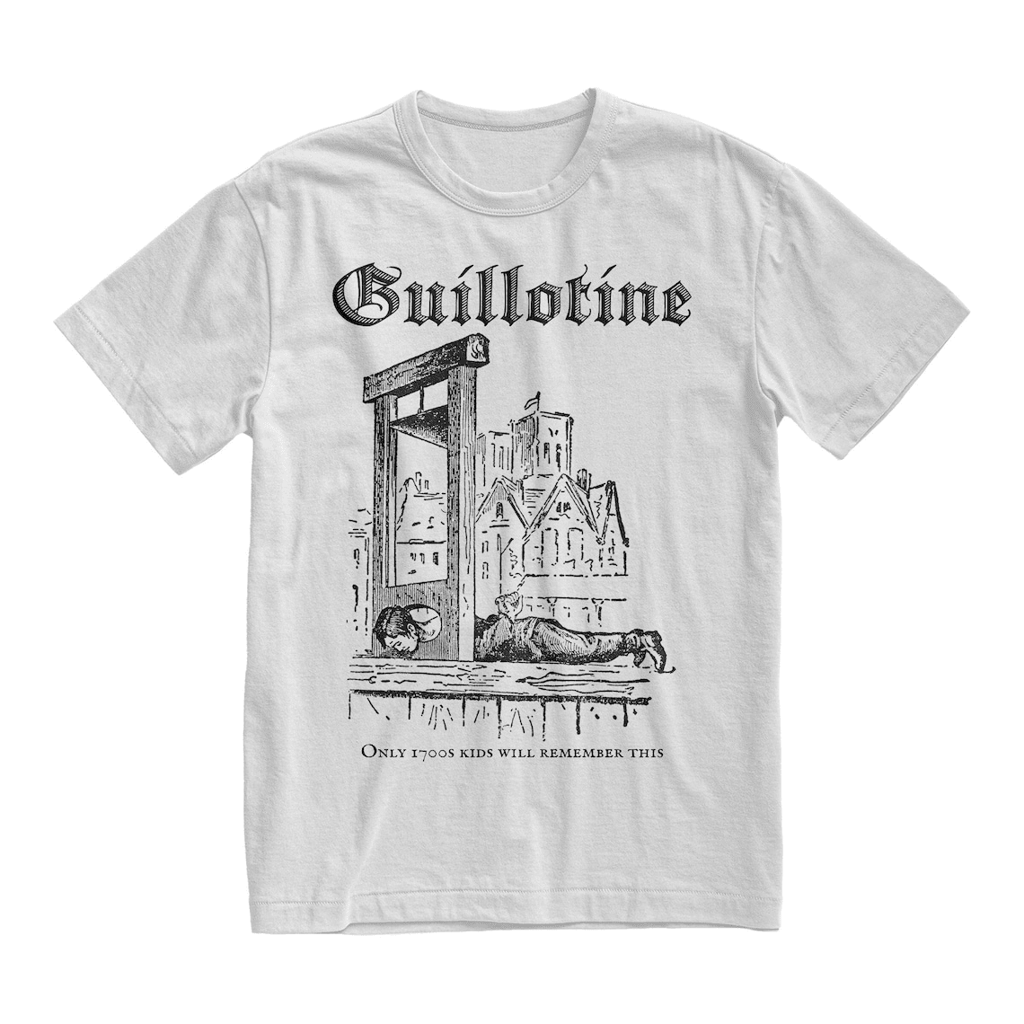 Guillotine French History Tshirt, Funny Meme Shirt, Gothic Clothing ...
