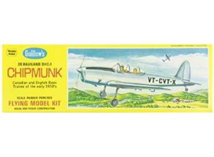 Guillow DeHavilland Chipmunk Kit 17" GUI903 Wooden Kits Airplane ...