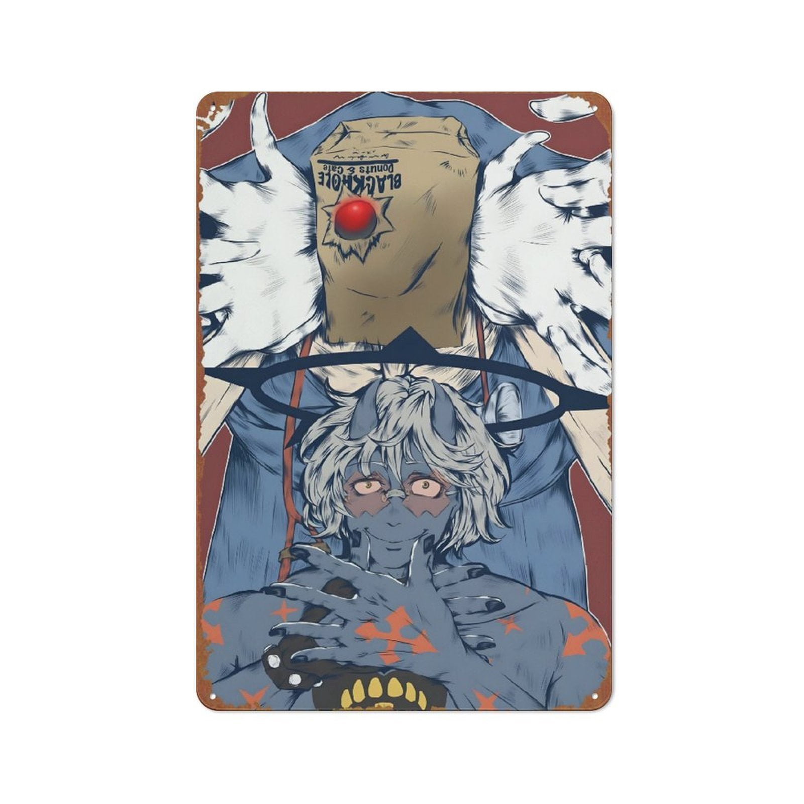 Guilty Gear Efforts Metal Tin Logo Fun Cat, Retro Vintage Poster Love ...