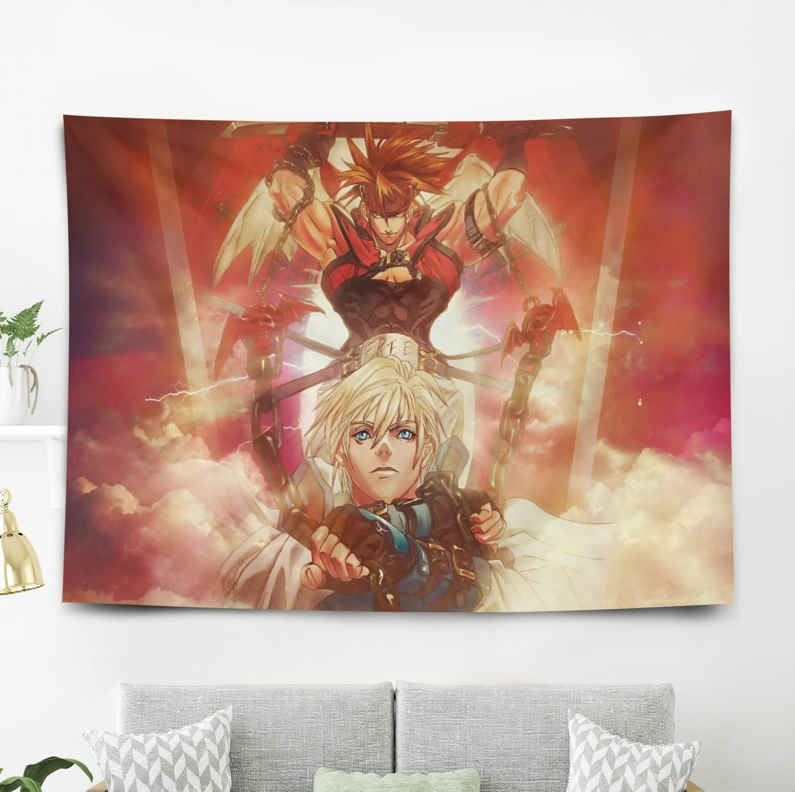 Guilty Gear Strive Tapestry Gift Wall Hanging Backdrop for Room Bedroom ...