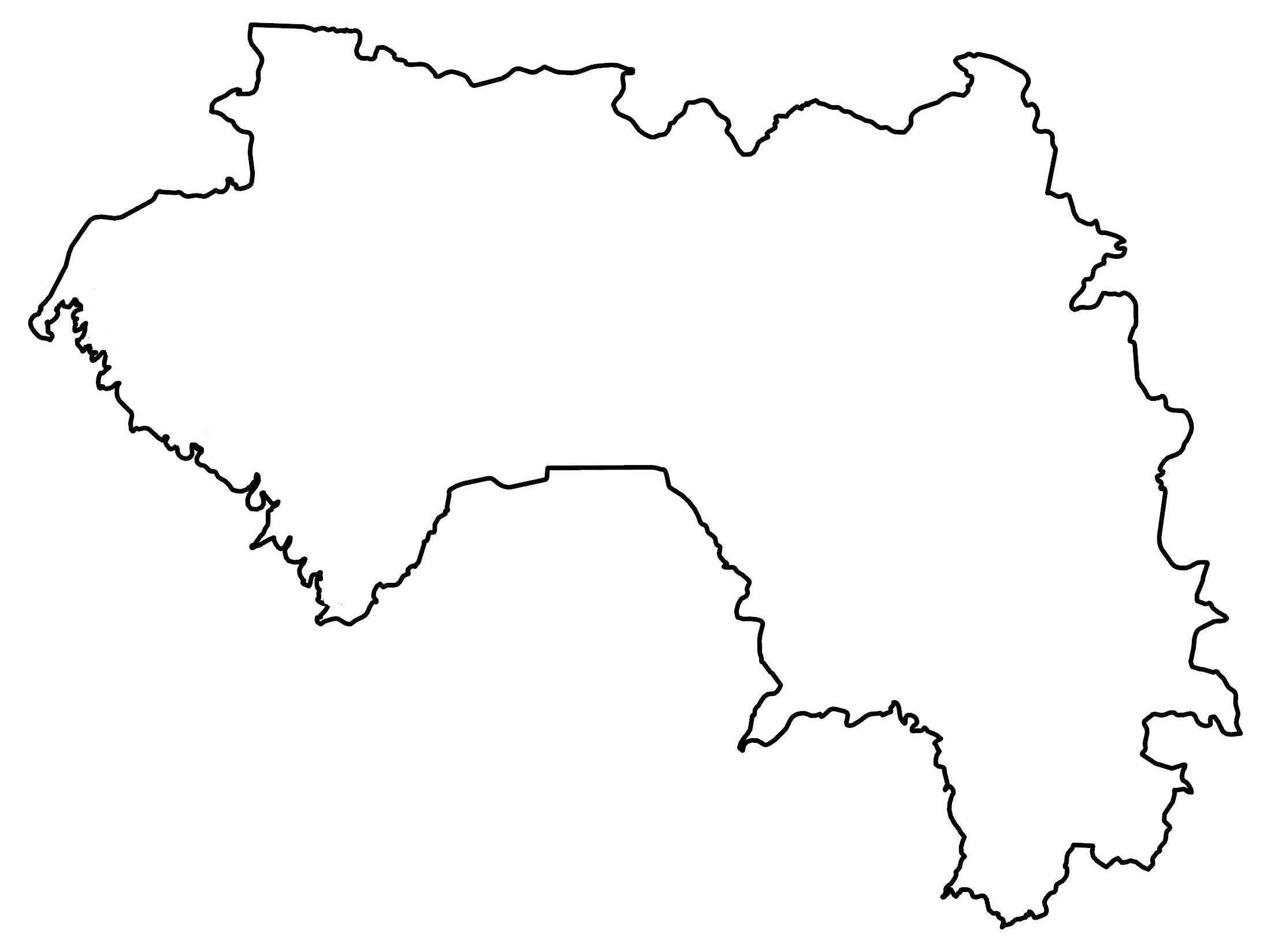 Guinea Blank Outline Map GLOSSY POSTER PICTURE PHOTO PRINT BANNER ...