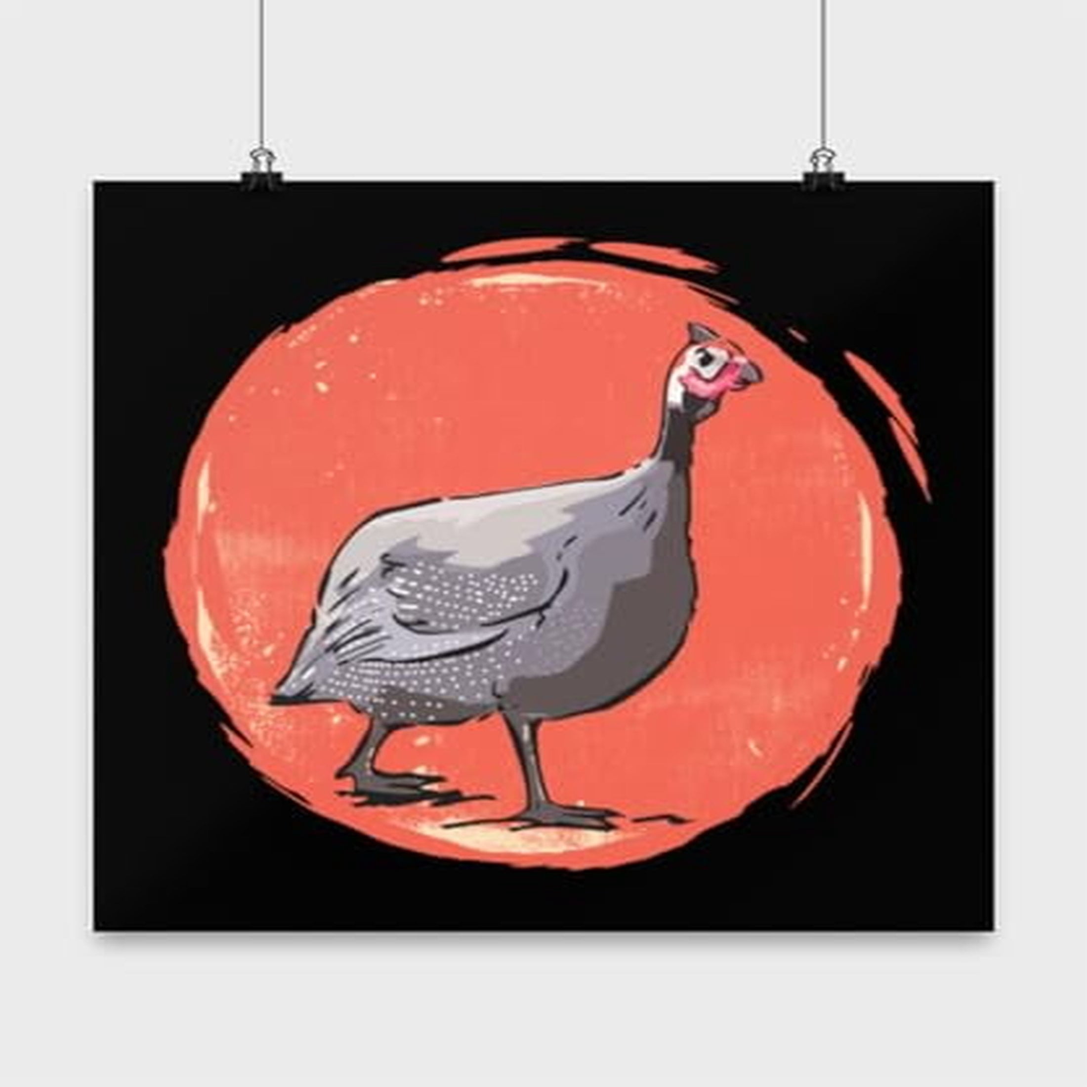 Guinea Fowl Poster - Wall Decor for Home Gift - Walmart.com