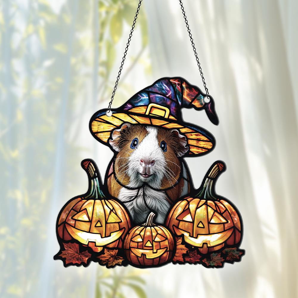 Guinea Pig Acrylic Suncatcher Window Hanging, Guinea Pig Ornaments ...