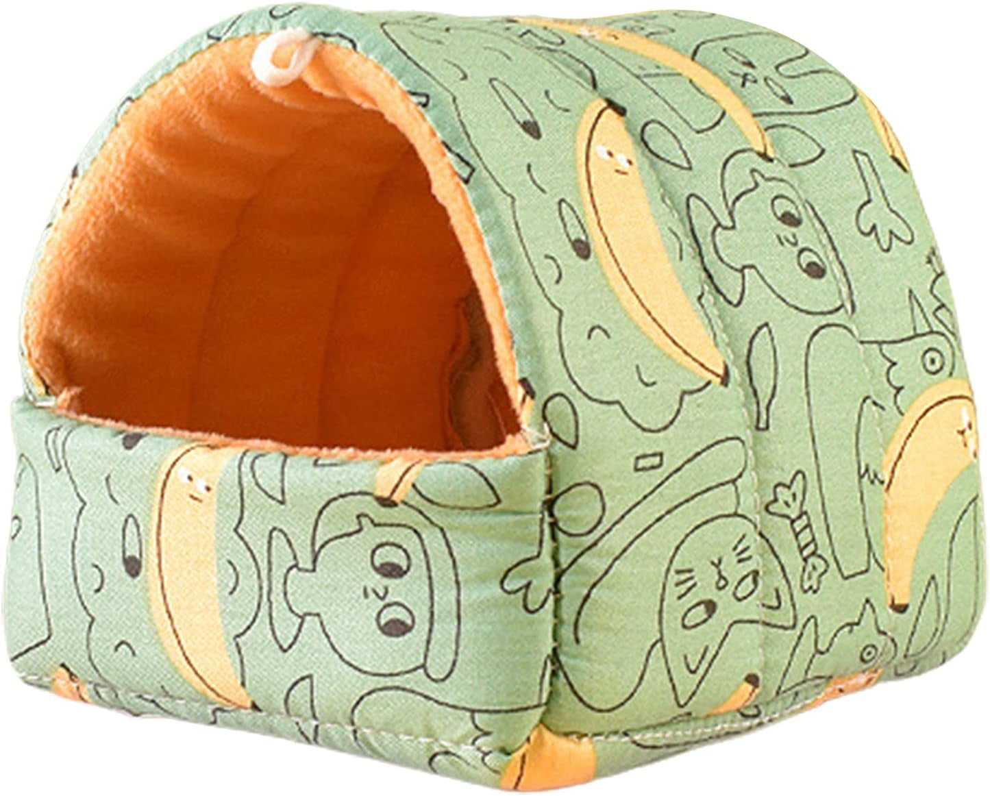 Guinea Pig Bed Cave Cozy Hamster House Hideout Hide House, Small Animal ...