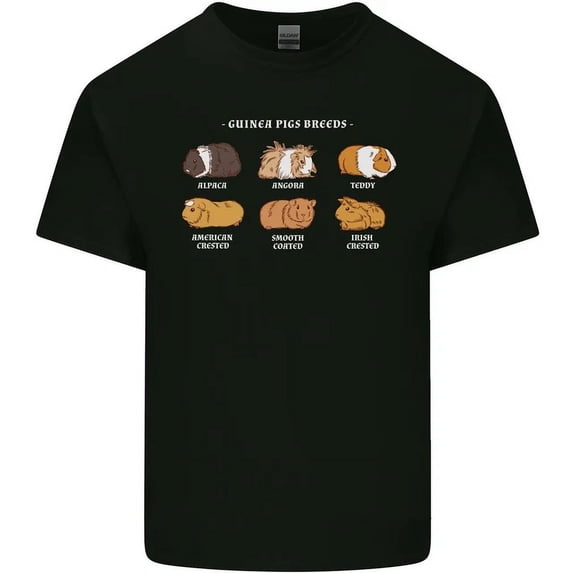 Guinea Pig Breeds 3 T-Shirt - Walmart.com