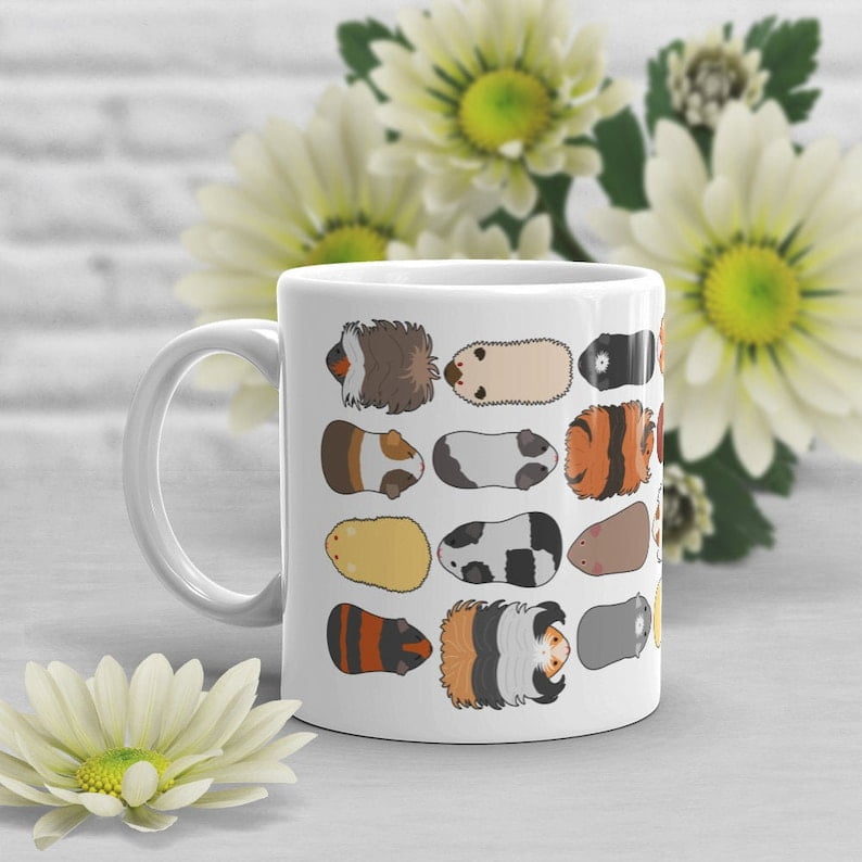 Guinea Pig Coffee Mug, Guinea Pig Lover Gift, Cavy Cup, Housewarming ...