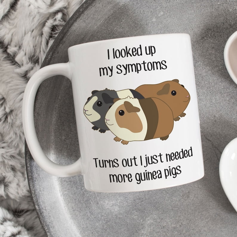 Guinea Pig Coffee Mug, Guinea Pig Lover Gift, Cavy, Pet Animal, Mom ...