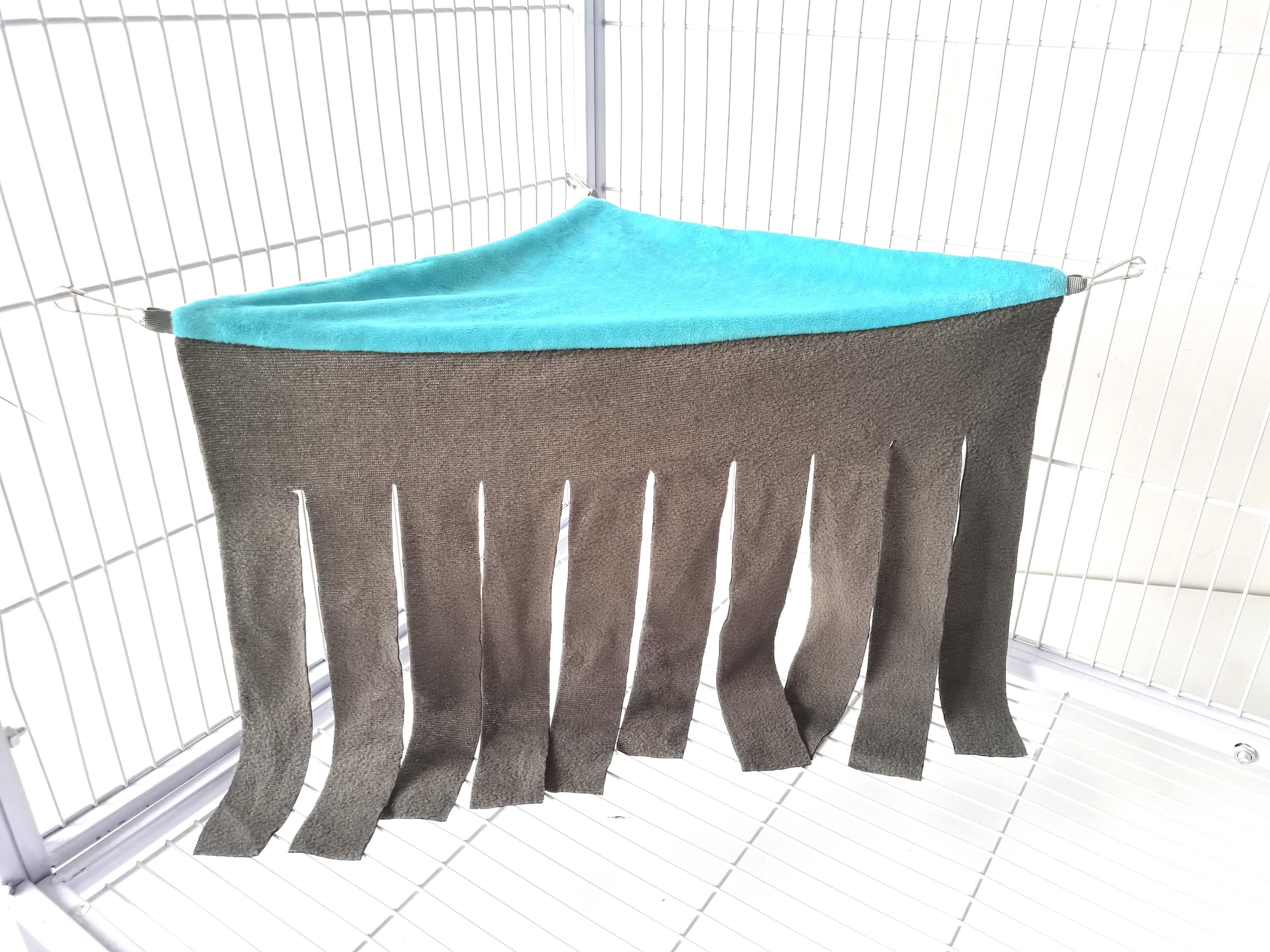 Guinea Pig Corner Hideout Small Animals Fleece Hideaway Cage ...